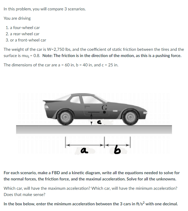Solved In this problem, you will compare 3 scenarios. You | Chegg.com