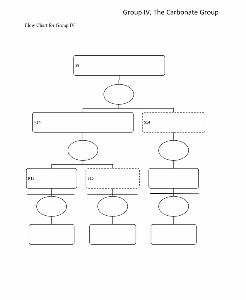 Solved Group IV, The Carbonate Group Flow Chart for Group IV | Chegg.com