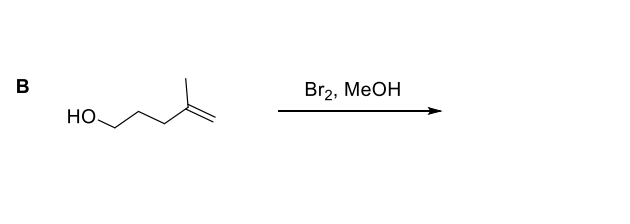 Solved B Br2,MeOH | Chegg.com