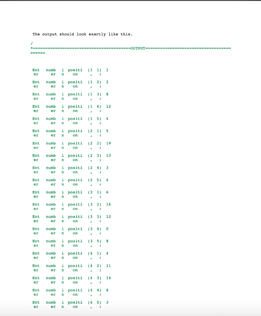 Solved C++ lang: Declare an array named numbers with a | Chegg.com