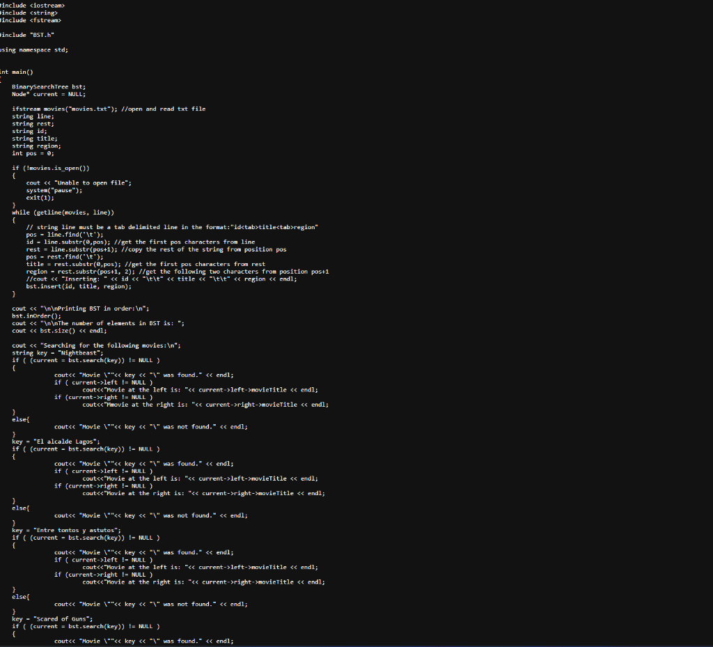 Solved For This Programming Assignment You Must Implement