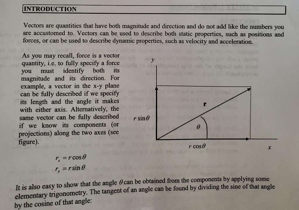 Lab 5 - Vector Addition and Static Equilibrium | Chegg.com