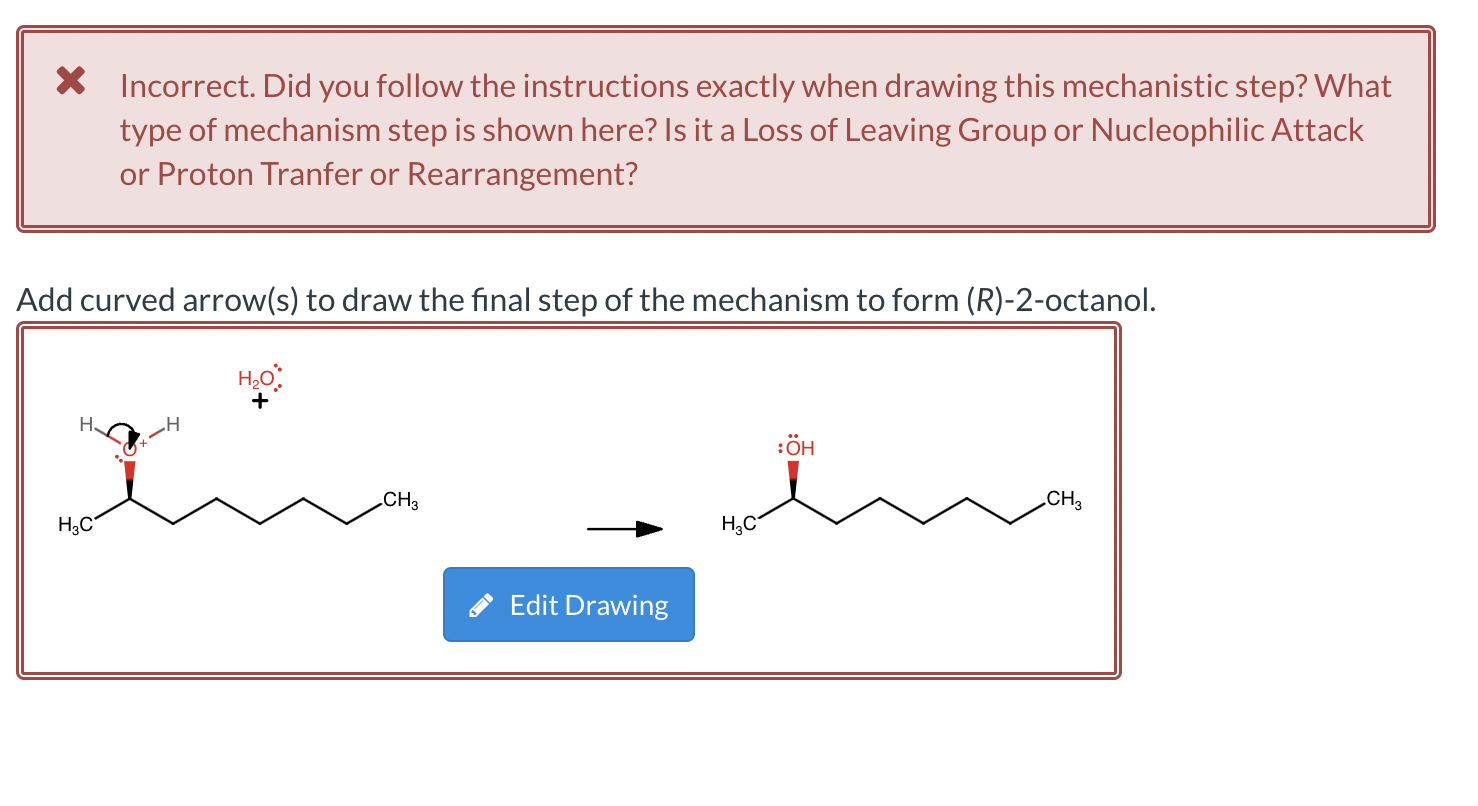 Solved The optically pure octyl sulfonate shown below ( | Chegg.com