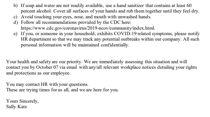 Solved Below is an example of a well-written letter. Analyze | Chegg.com