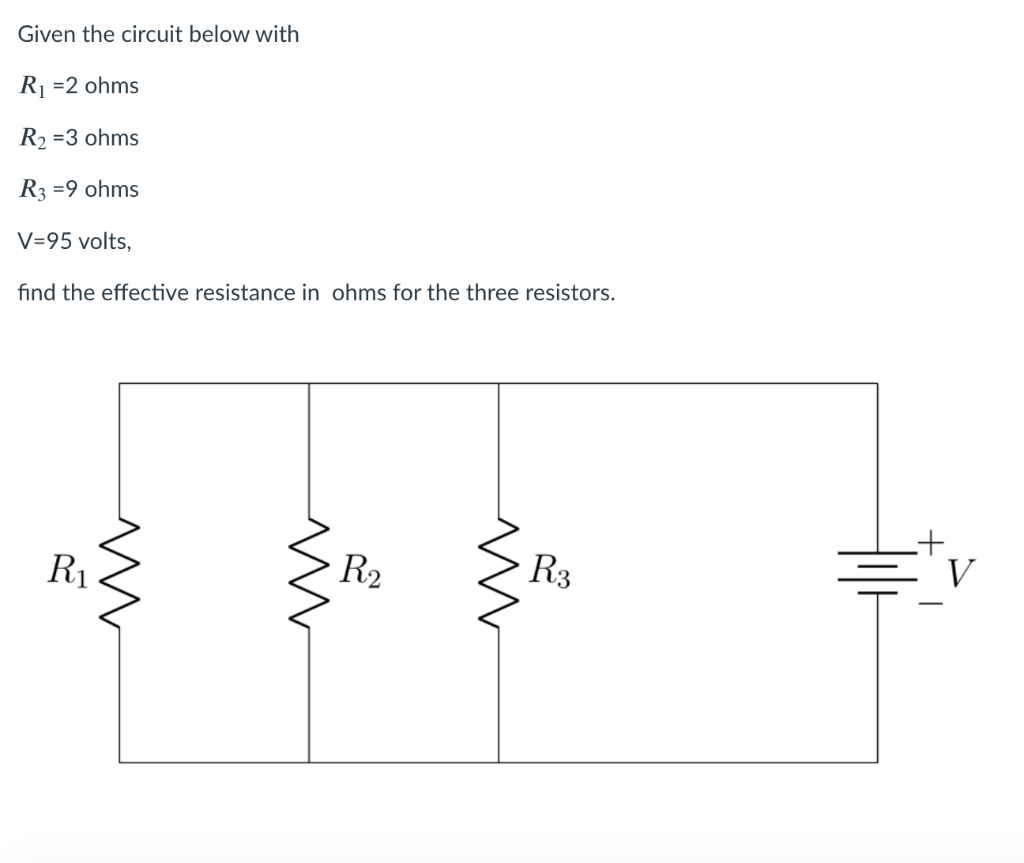 Solved Given the circuit below with R1 = 2 ohms R2 =3 ohms | Chegg.com