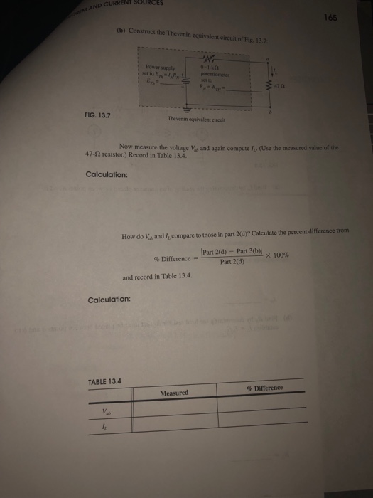 Solved Part 2 Determining Rw and I (a) Construct the network | Chegg.com