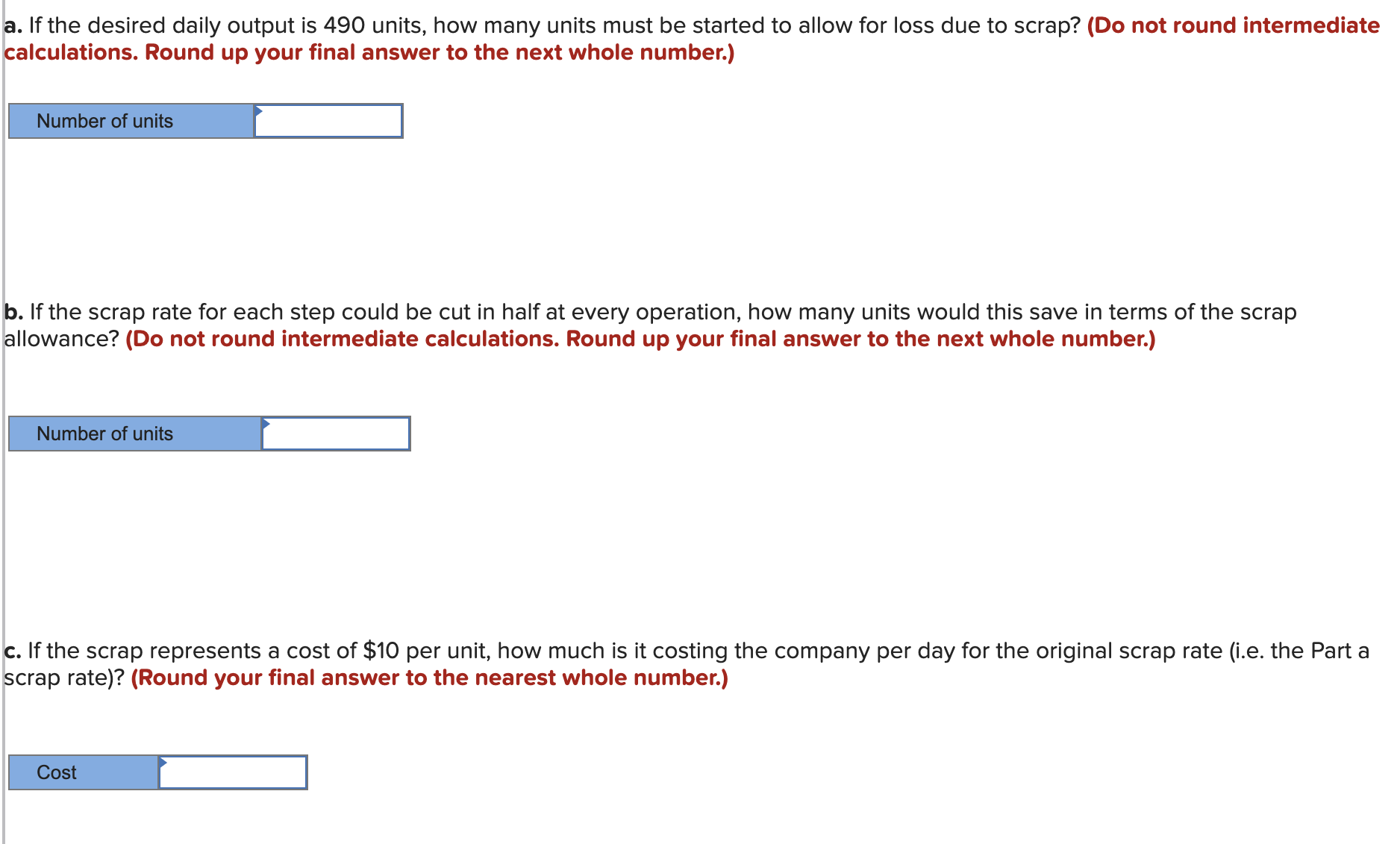 Solved A production process consists of a three-step | Chegg.com