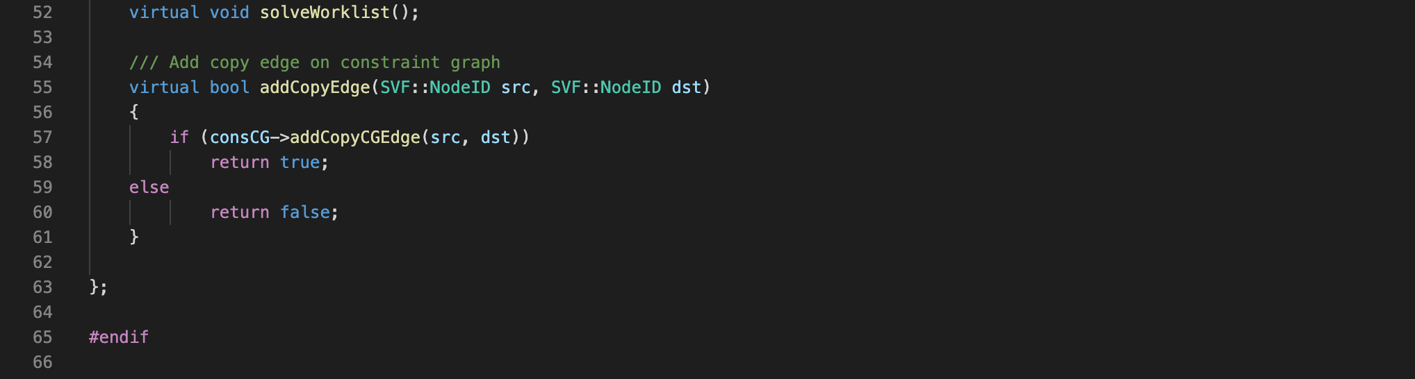 Goal: Need code in C++ to implement Andersen’s | Chegg.com