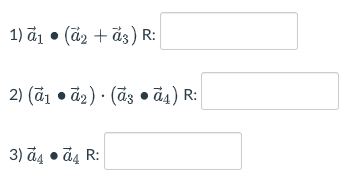 Solved a1=⎣⎡−146⎦⎤,a2=⎣⎡53−1⎦⎤,a3=⎣⎡−11−1⎦⎤,a4=⎣⎡256⎦⎤1) | Chegg.com
