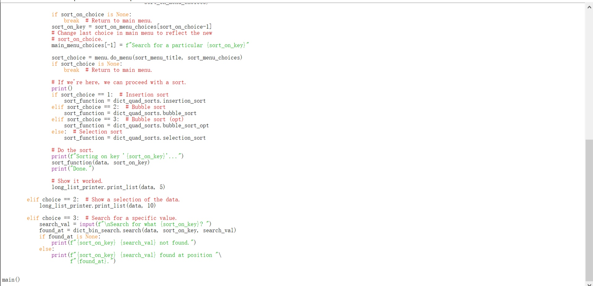 Solved Complete function long_list_printer.print_list(). | Chegg.com