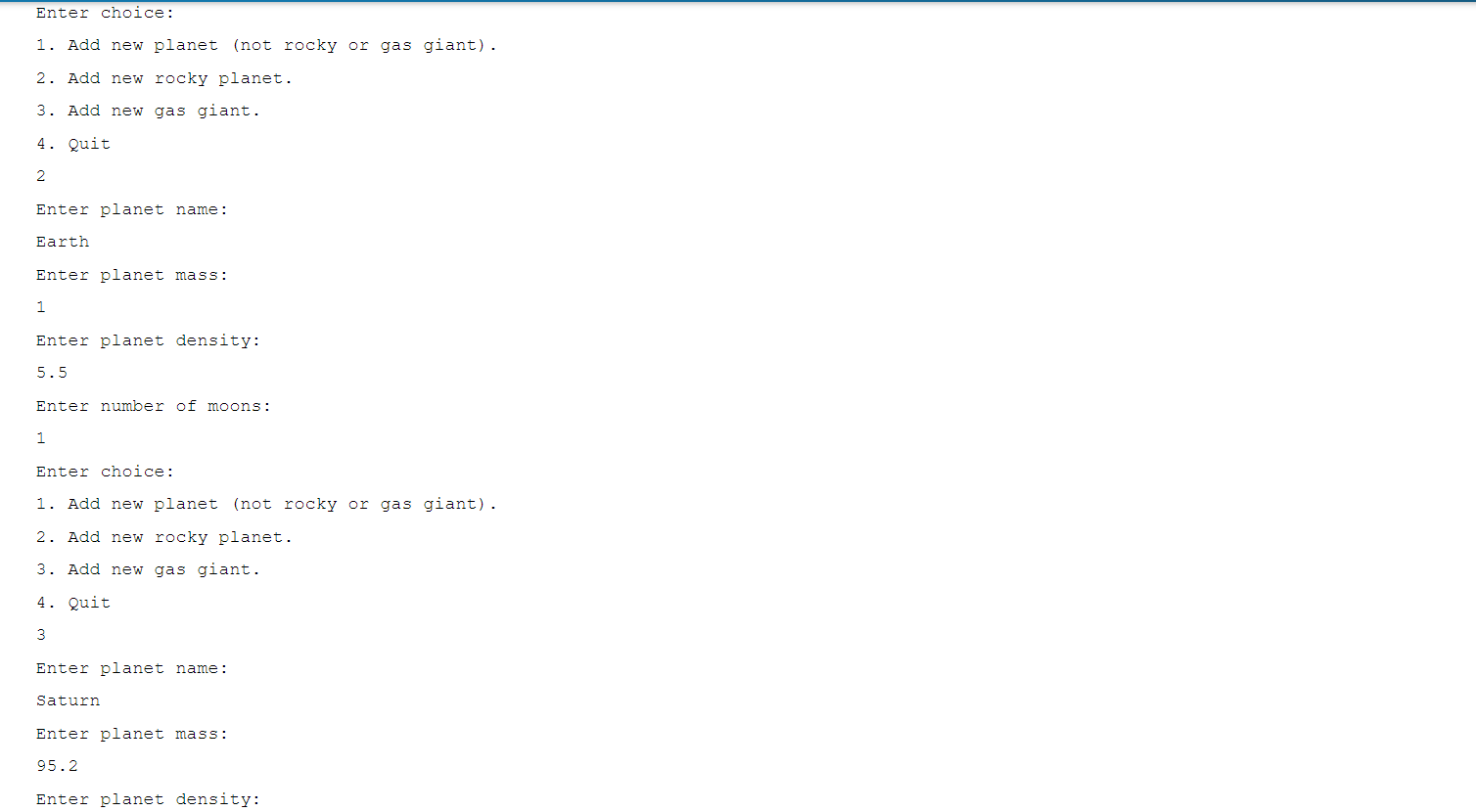 Solved This question is about completing a program that | Chegg.com