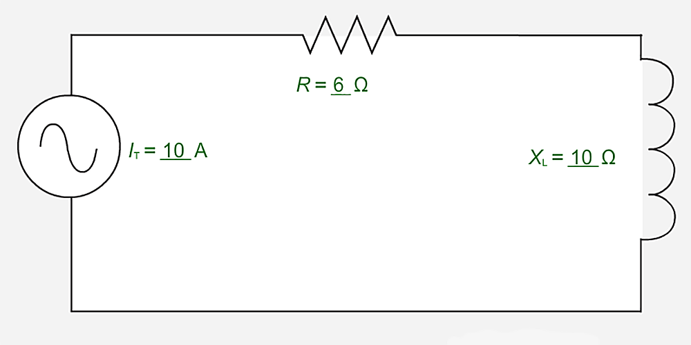 Solved Given the circuit and parameters shown, solve for the | Chegg.com