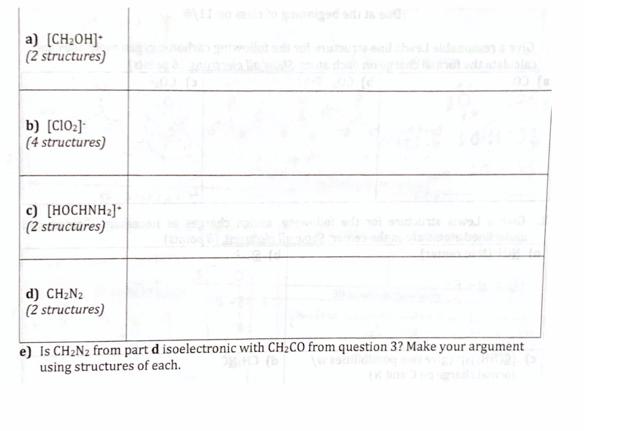 Solved For each of the following structural formulas, | Chegg.com