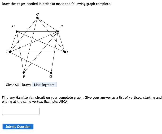 Solved Draw the edges needed in order to make the following | Chegg.com