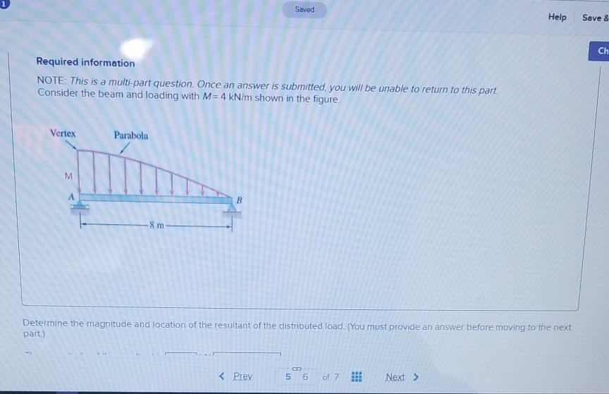 Solved Saved Help Save & Ch Required information NOTE: This | Chegg.com