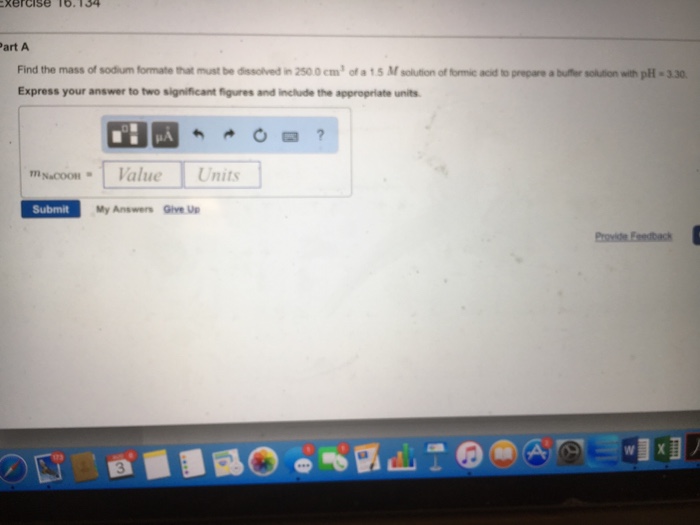 Solved Find the mass of sodium formate that must be | Chegg.com