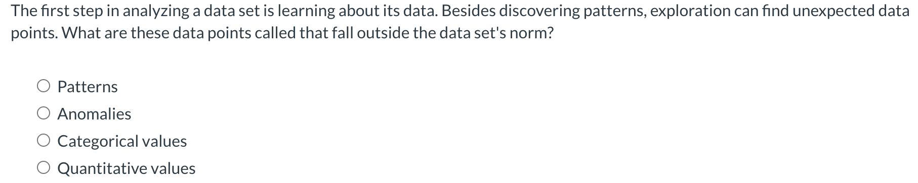 x Your answer is incorrect. Five data | Chegg.com