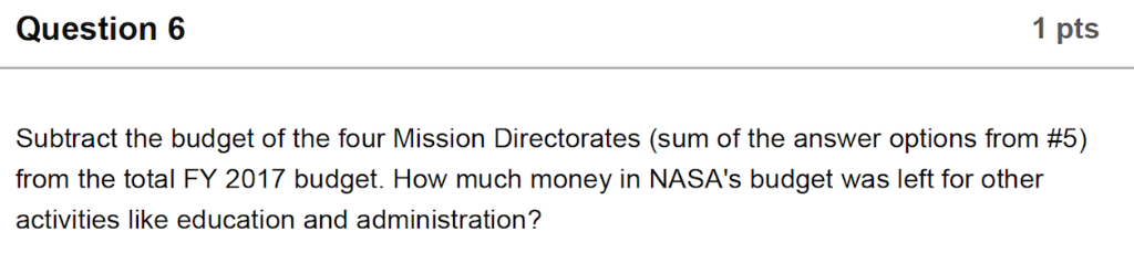 Solved 1-what was the total cost of NASA's Apollo program in | Chegg.com