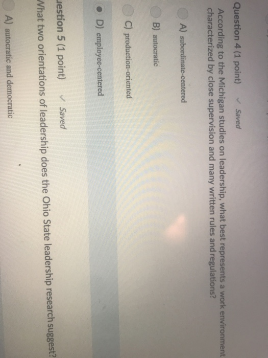 Solved Question 2 (1 point) Saved What is the most | Chegg.com