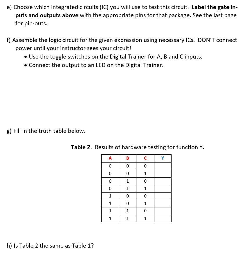 Solved a) See Table 1 below for the truth table of a | Chegg.com