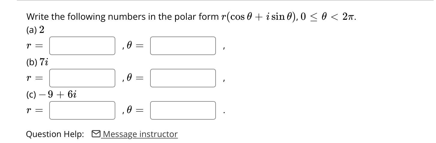 Solved 8.3 8) Convert the complex number, z = 6(cos(π/4)+i | Chegg.com