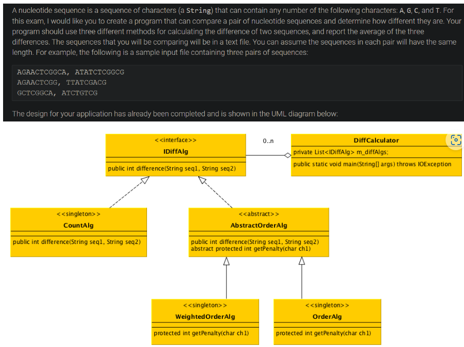 Object Oriented Programming: Write the three Java | Chegg.com