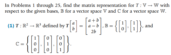 Solved In Problems 1 through 25, find the matrix | Chegg.com