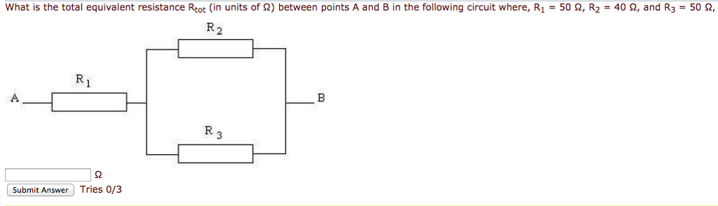Solved what is the total equivalent resistance Rtot (in | Chegg.com