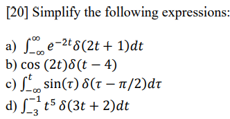 Solved [20] ﻿Simplify the following | Chegg.com