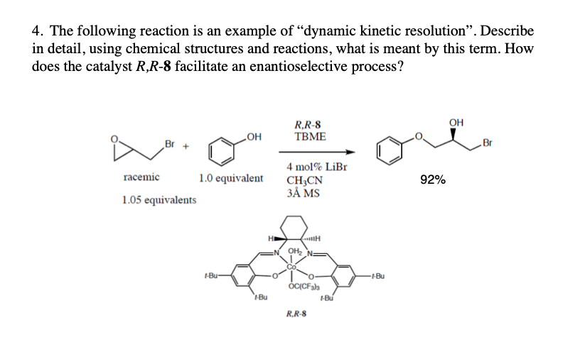 Solved 4. The following reaction is an example of "dynamic | Chegg.com