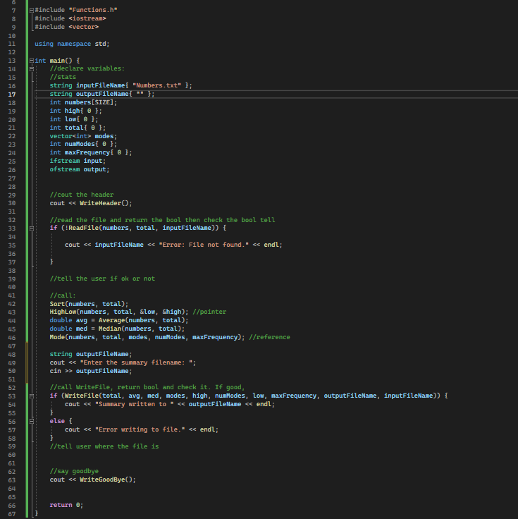 Solved C++ IIRead the questions and comments carefully, and | Chegg.com
