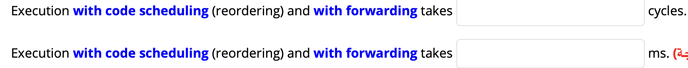 Solved How much time the following code sequence takes when | Chegg.com