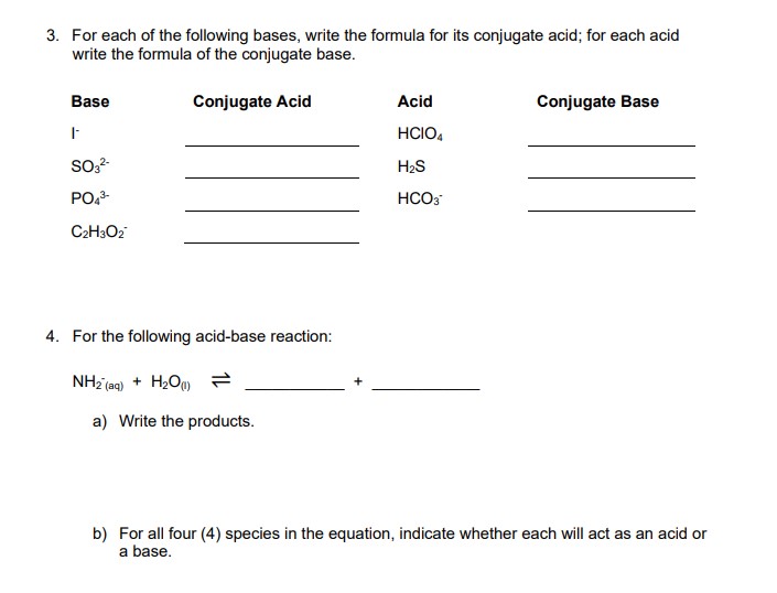 Solved 3. For each of the following bases, write the formula | Chegg.com