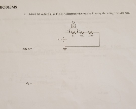 Solved ROBLEMS 1. Given the voltage Vin Fig. 5.7, determine | Chegg.com Solved ROBLEMS 1. Given the voltage Vin Fig. 5.7, determine | Chegg.com