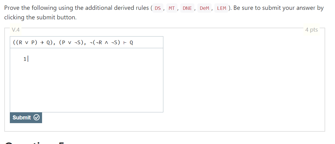 Solved Prove the following using the additional derived | Chegg.com