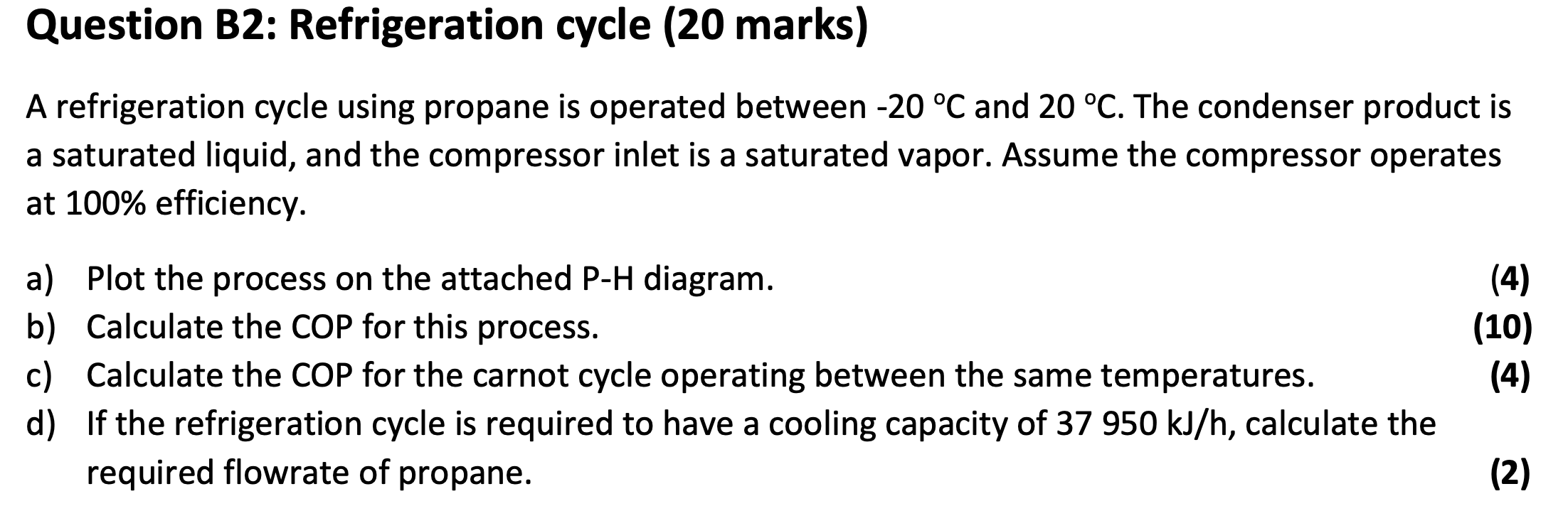 Solved Question B1: Entropy balances (10 marks) 2.6 kg/s of | Chegg.com