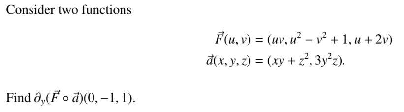 Solved Consider two functions | Chegg.com