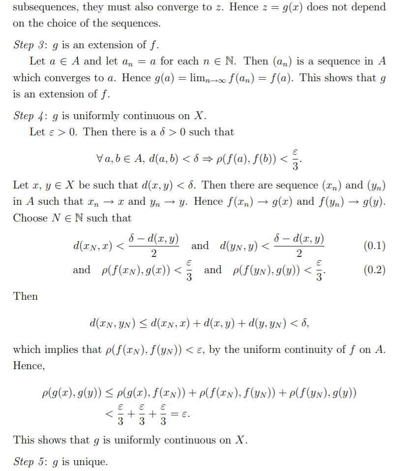 Solved Theorem 12. Let A be a dense subset of a metric space | Chegg.com
