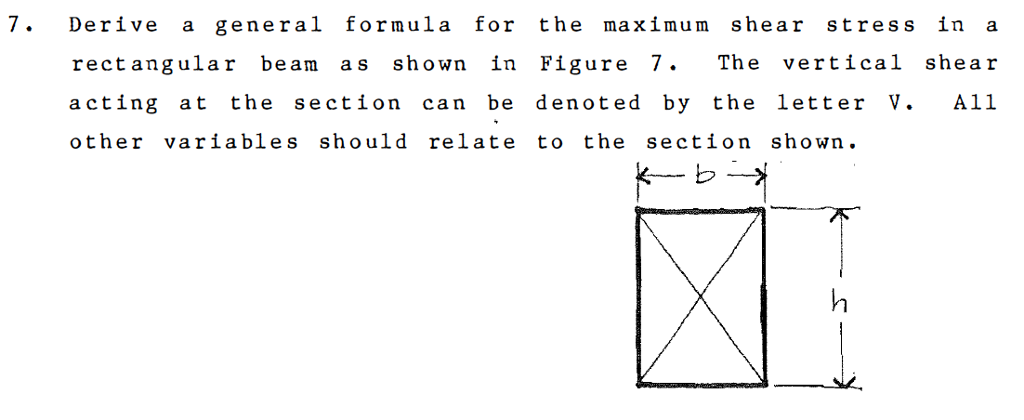 Solved 7. Derive a general formula for the maximum shear | Chegg.com