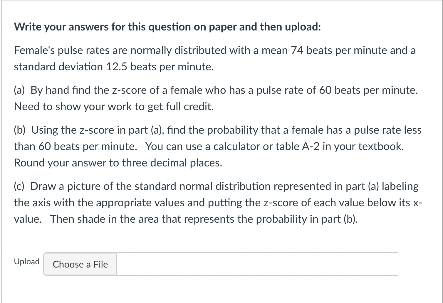 Solved Write your answers for this question on paper and | Chegg.com