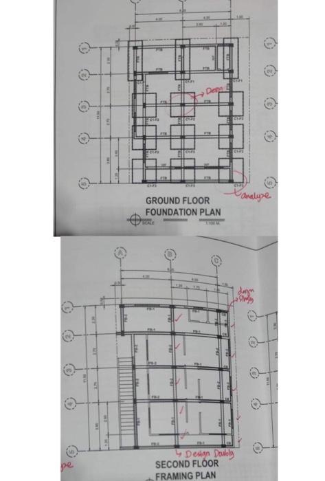 Solved THIRD FLOOR FRAMING PLAN "desun One Way stab FB-I | Chegg.com