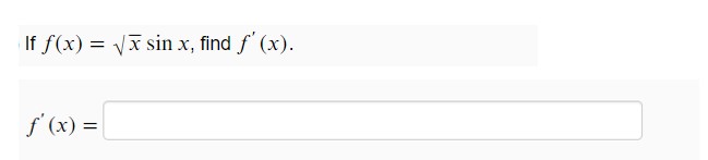 Solved If f(x)=xsinx f′(x | Chegg.com