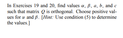 Solved In Exercises 19 and 20, find values a, b, a, b, and c | Chegg.com