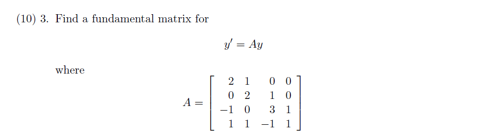 Solved Use the correct generalized eigenvectors of A to | Chegg.com