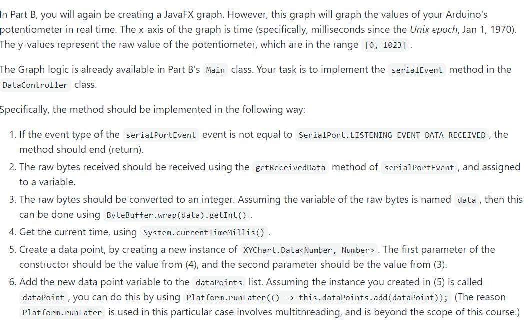 Solved public class DataController implements | Chegg.com