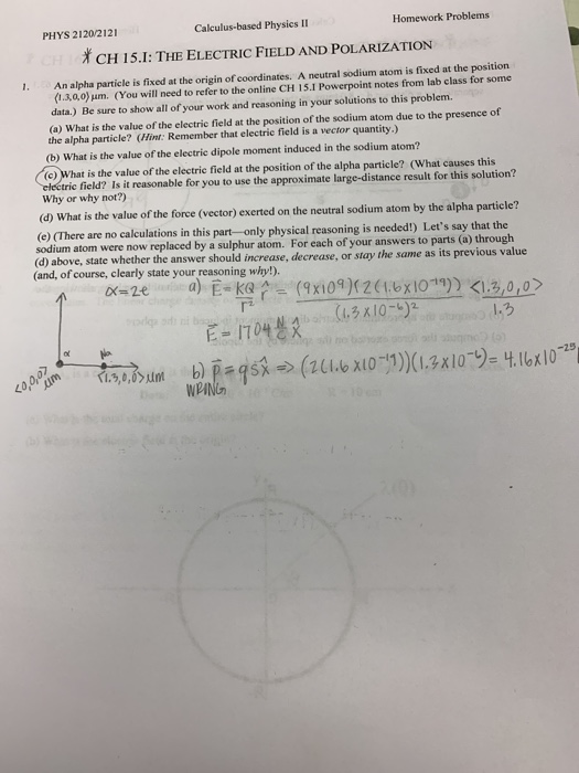 Solved Homework Problems Calculus-based Physics II PHYS | Chegg.com