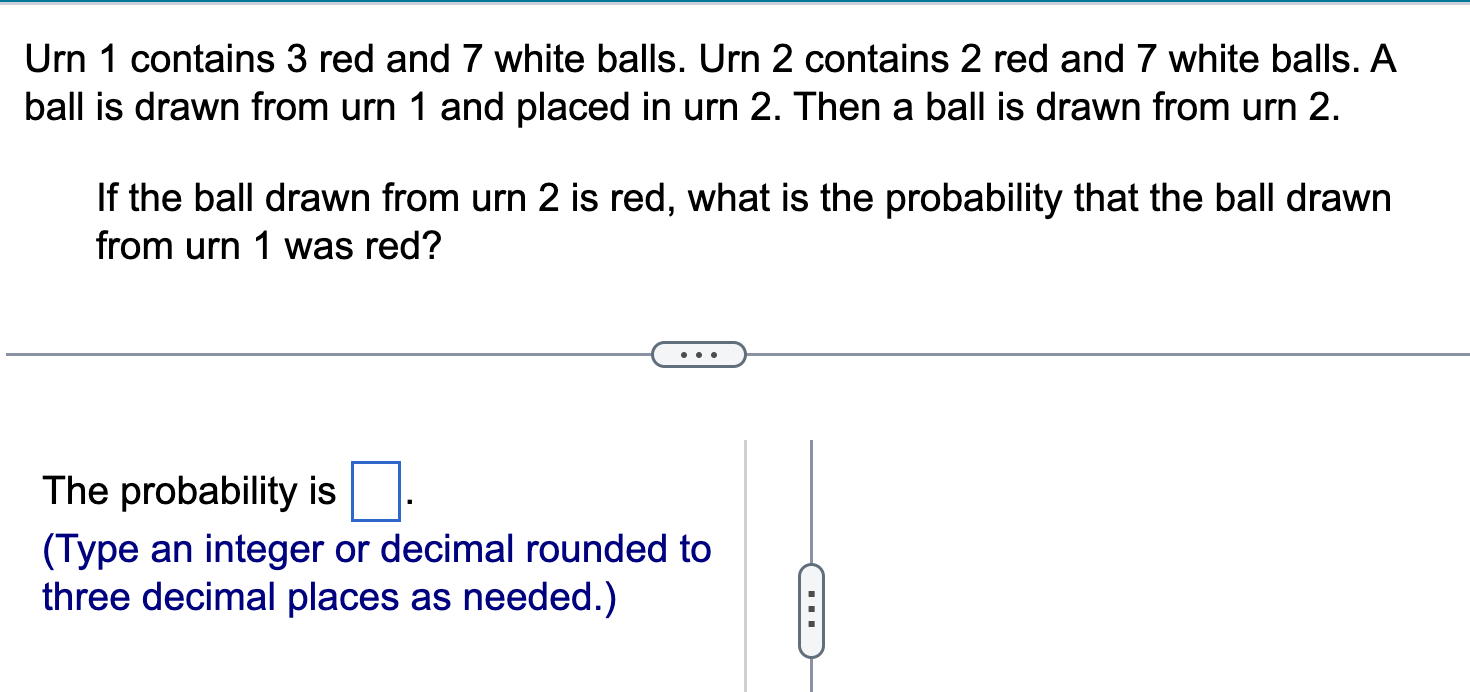 Solved The probability is(Type an integer or decimal rounded | Chegg.com