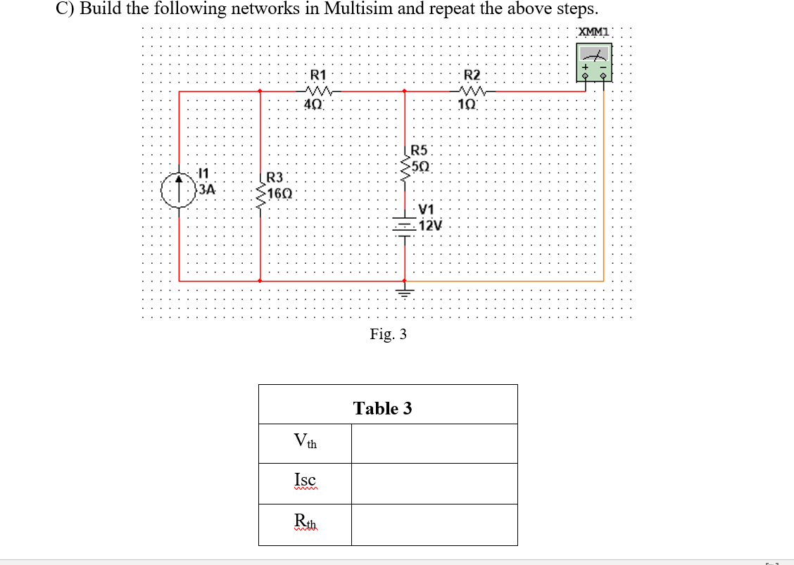 Solved A) Build the following networks in Multisim. XMMI R1 | Chegg.com