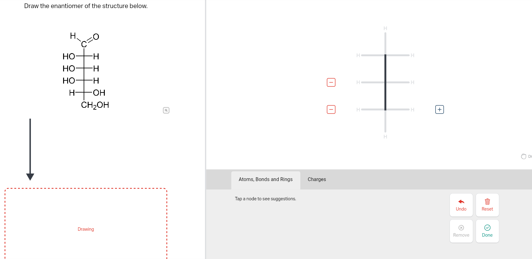 Solved Draw the enantiomer of the structure below. | Chegg.com