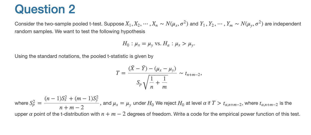 You must write proper R code/syntax for all | Chegg.com